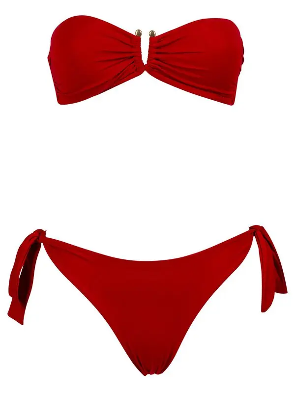 FISICO Bandeau Bikini - Red