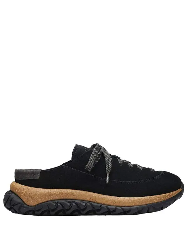 BIRKENSTOCK By Thibo Denis: Uerzell Suede Mule - Black