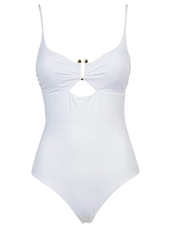FISICO One-piece Buckle Swimsuit - White