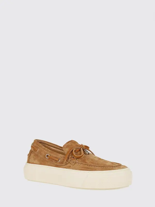 Hogan Suede Loafers - Camel
