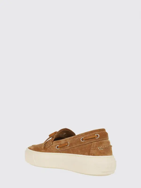 Hogan Suede Loafers - Camel