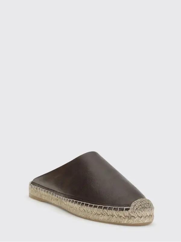 Brunello Cucinelli Leather Espadrilles - Dark