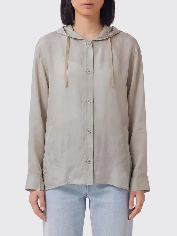 Our Legacy Cupro Hooded Shirt - Grey