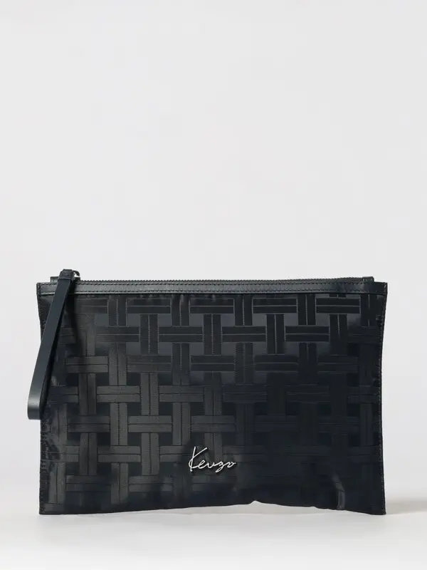 Kenzo Monogrammed Belt Bag - Blue