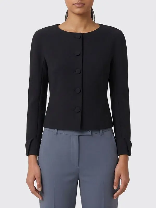 Chloé Wool Short Blazer - Black
