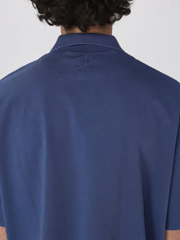 Barena Venezia Cotton Polo Shirt - Blue
