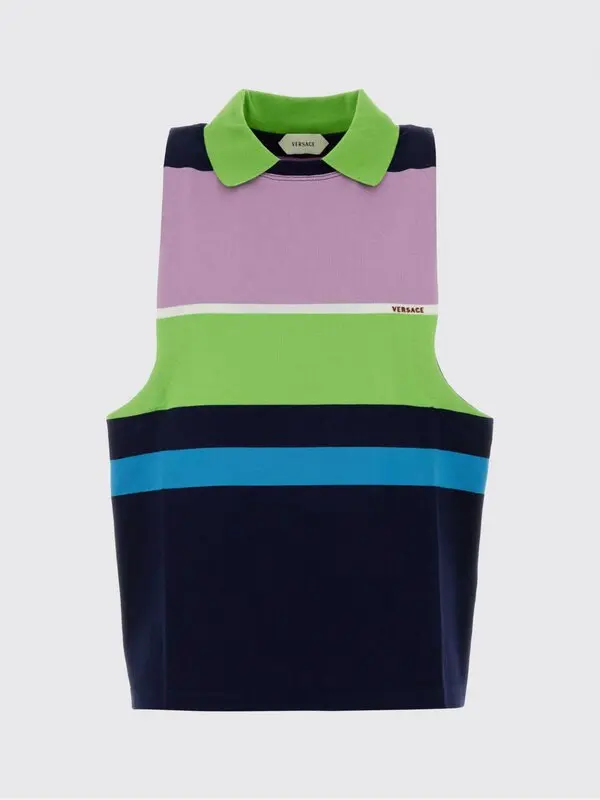 Versace Sleeveless Polo Shirt