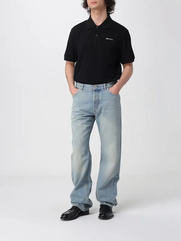 Alexander McQueen Straight Leg Denim Jeans