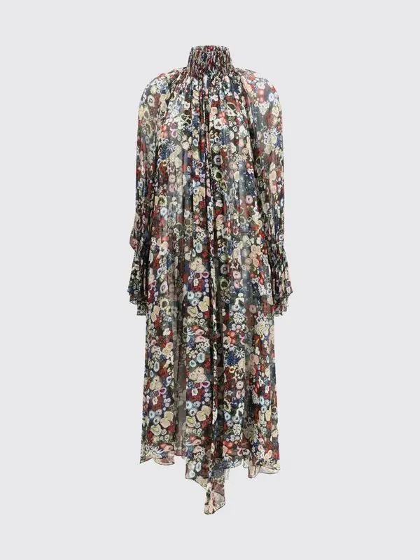 Khaite Floral Print Maxi Dress - Multicolor
