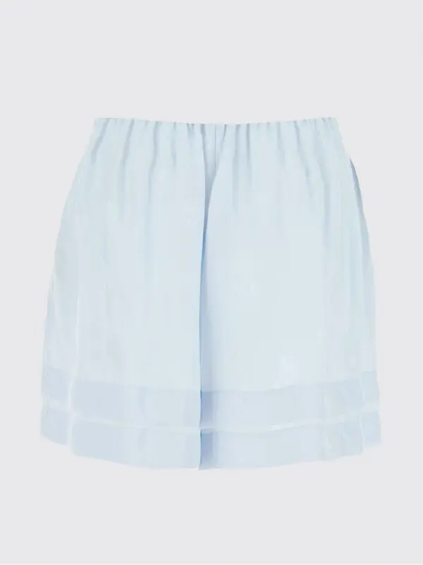Alexander McQueen Allover Skull Print Viscose Jogging Shorts