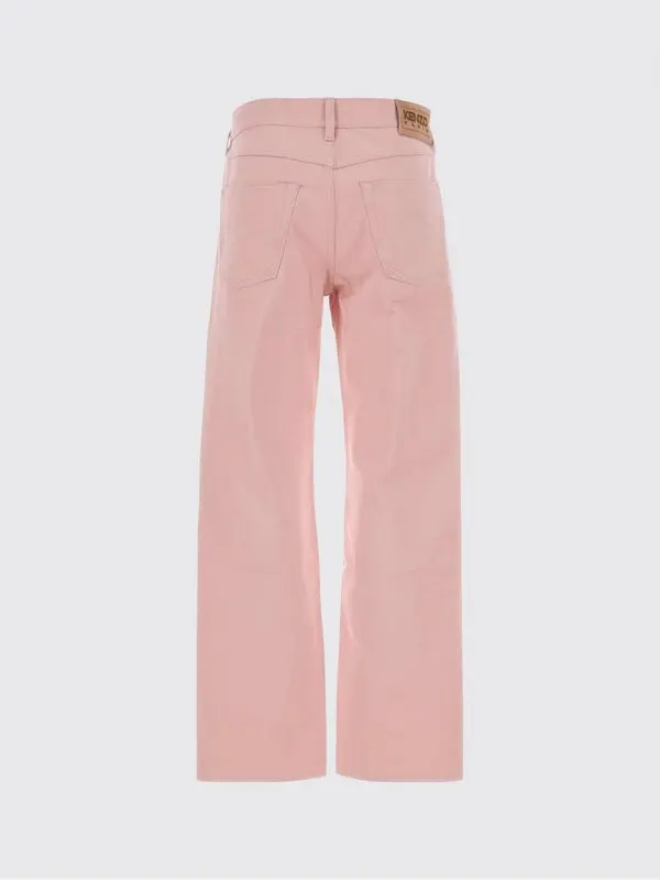 Kenzo Cotton Denim Straight Leg Jeans