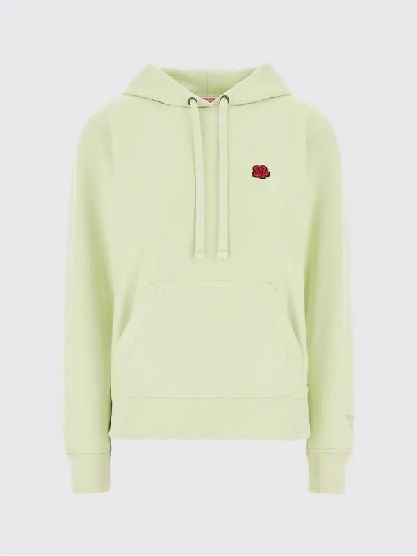 Kenzo Embroidered Flower Logo Hoodie - Green