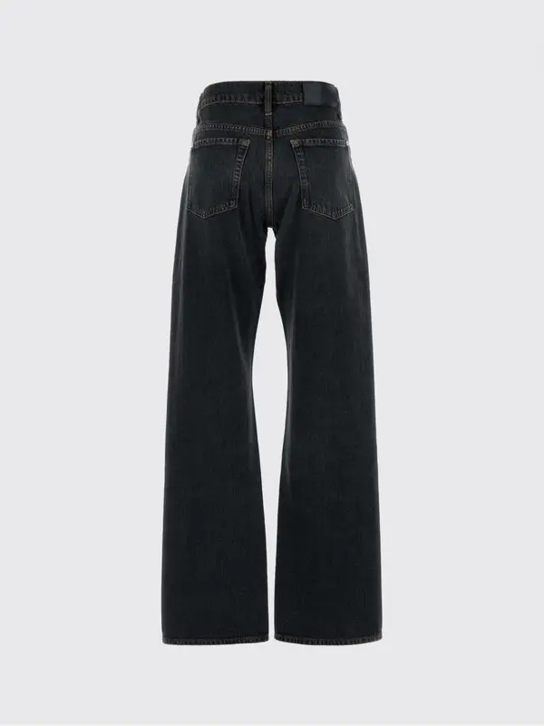 7 For All Mankind Wide Leg Jeans - Black