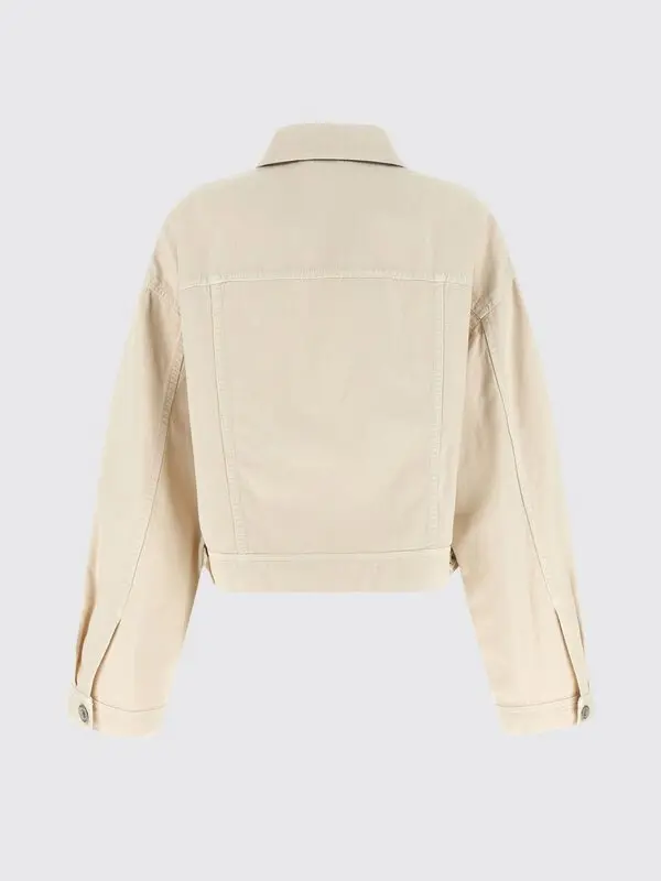 Brunello Cucinelli Cotton Linen Blend Cropped Jacket