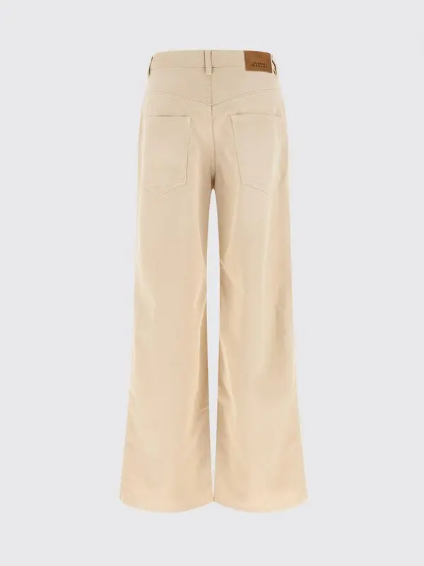 Isabel Marant Étoile Cotton Denim Flare Jeans - Beige
