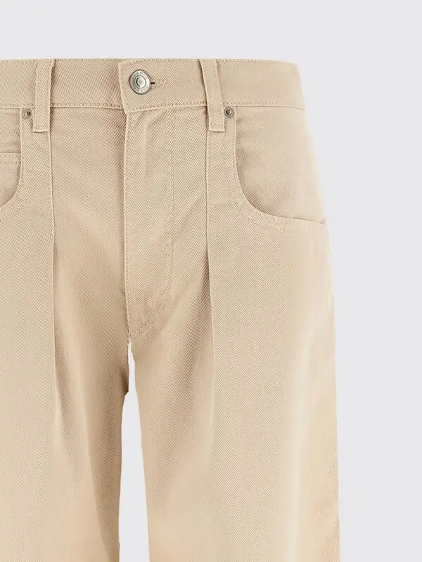 Isabel Marant Étoile Cotton Denim Flare Jeans - Beige