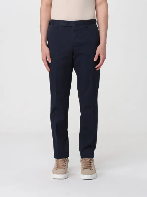 PT TORINO Tailored Trousers - Navy