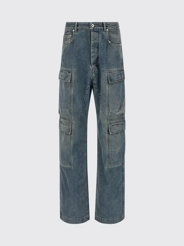 Rick Owens Denim Cargo Jeans