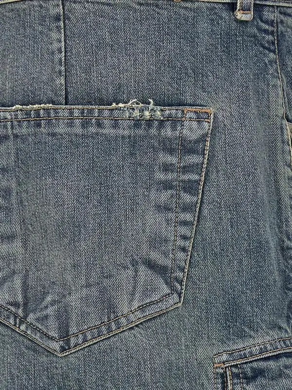 Rick Owens Denim Cargo Jeans