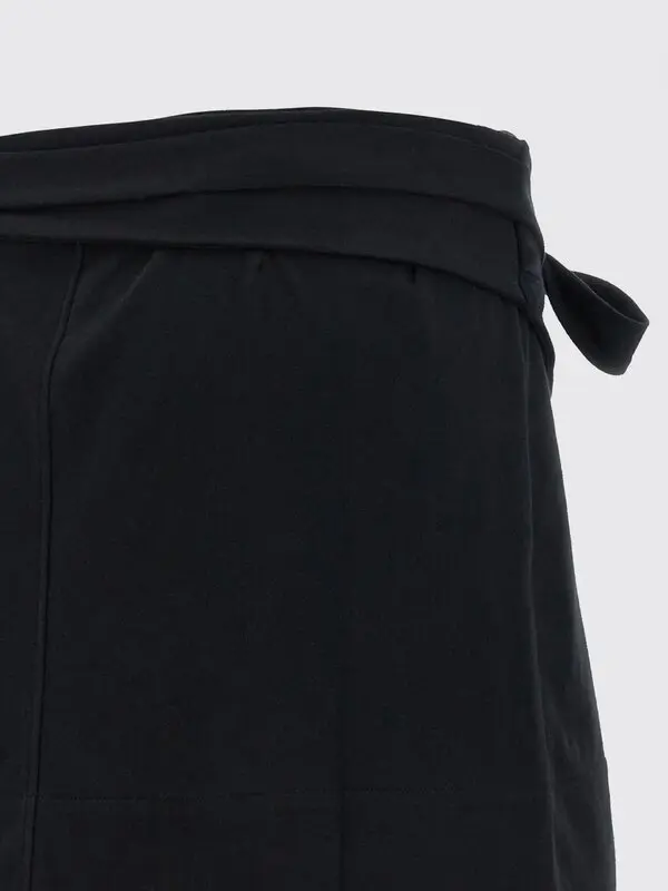 Isabel Marant Étoile Cotton Wrap Mini Skirt - Black