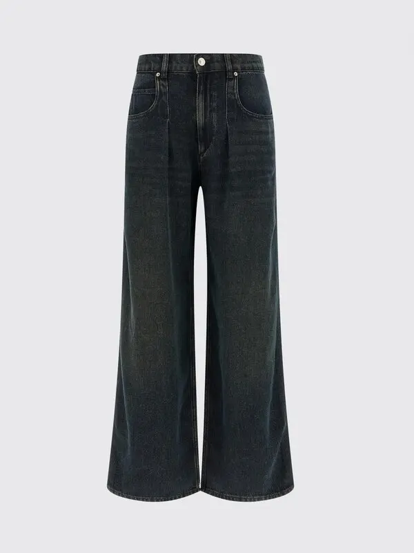 Isabel Marant Étoile Wide Leg Jeans - Black