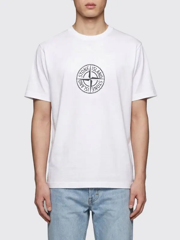 Stone Island Cotton T-shirt With Logo - White