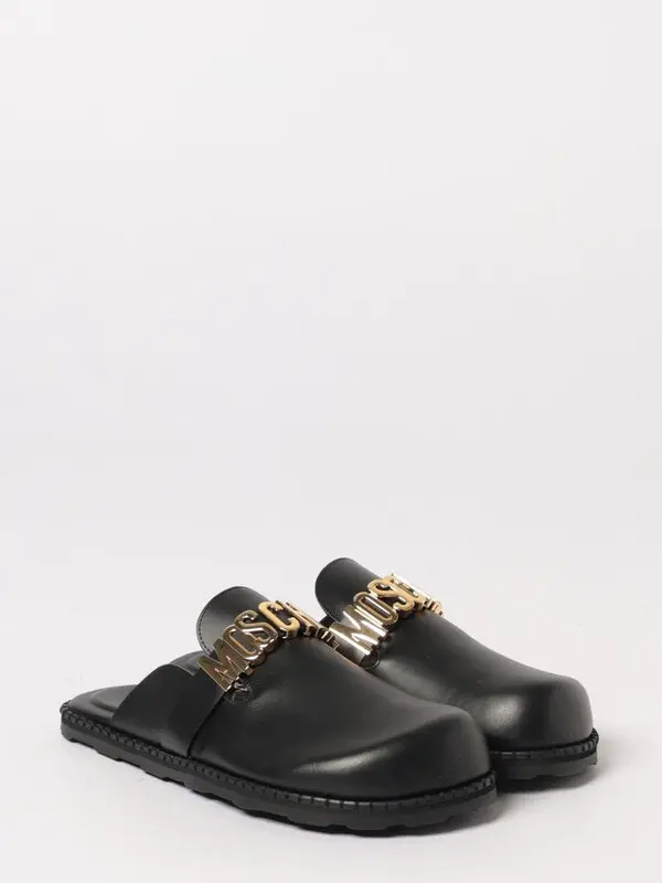 Moschino Leather Mules