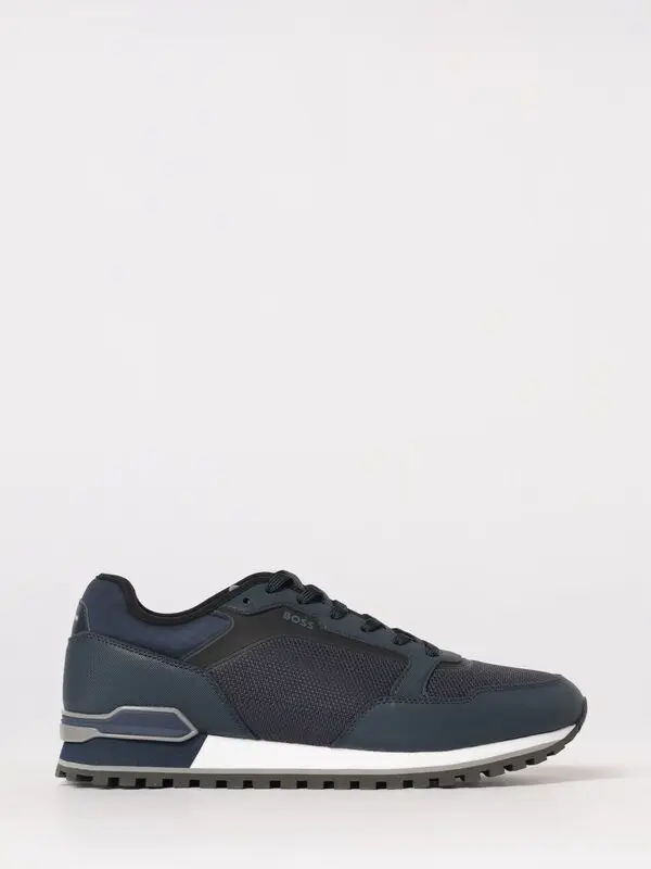 BOSS Lace-up Sneakers - Blue