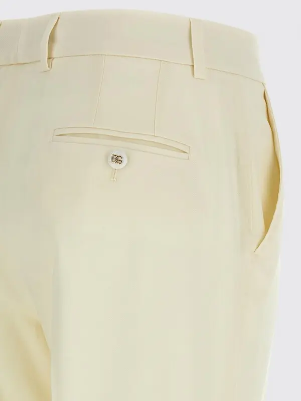 Dolce & Gabbana Slim Fit Virgin Wool Trousers