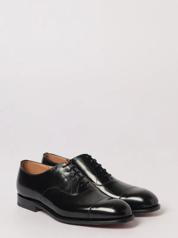 Church's Brushed Leather Oxford Shoes - Black