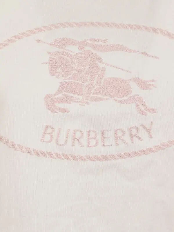 Burberry Cotton T-shirt With Equestrian Knight Logo