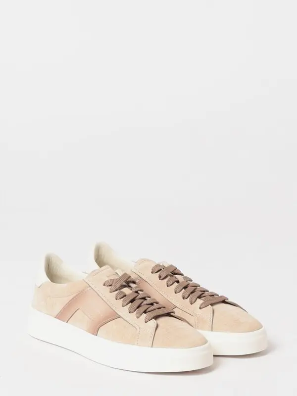 Santoni Suede Low Top Sneakers - Brown