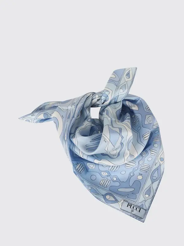 Emilio Pucci Neck Scarf - Blue