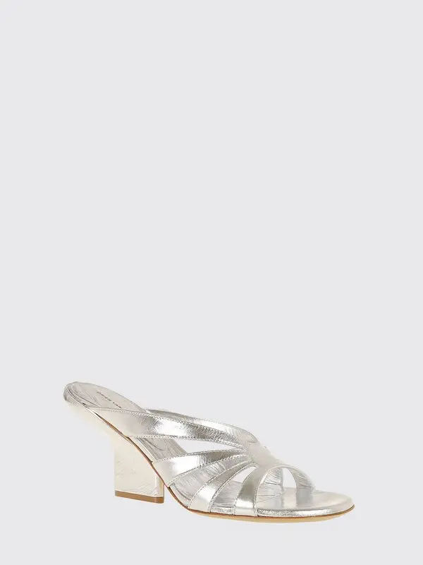 Dries Van Noten Laminated Leather Mules