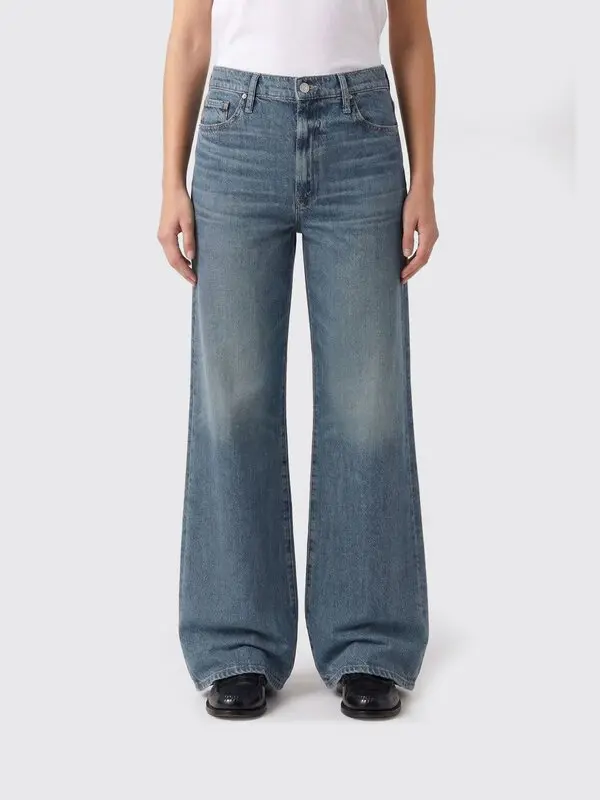 MOTHER The Dodger Cotton Denim Jeans - Blue