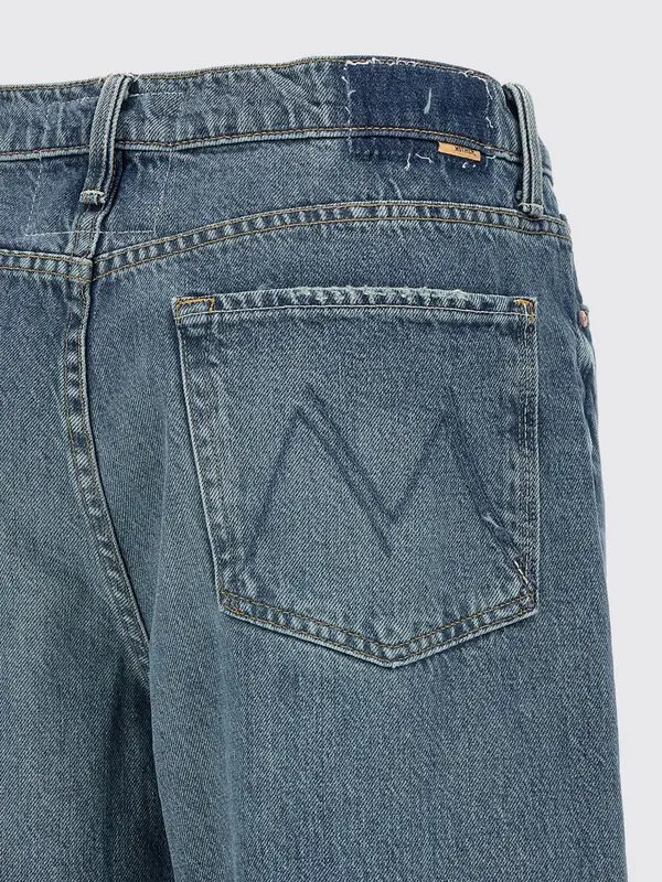 MOTHER The Dodger Cotton Denim Jeans - Blue
