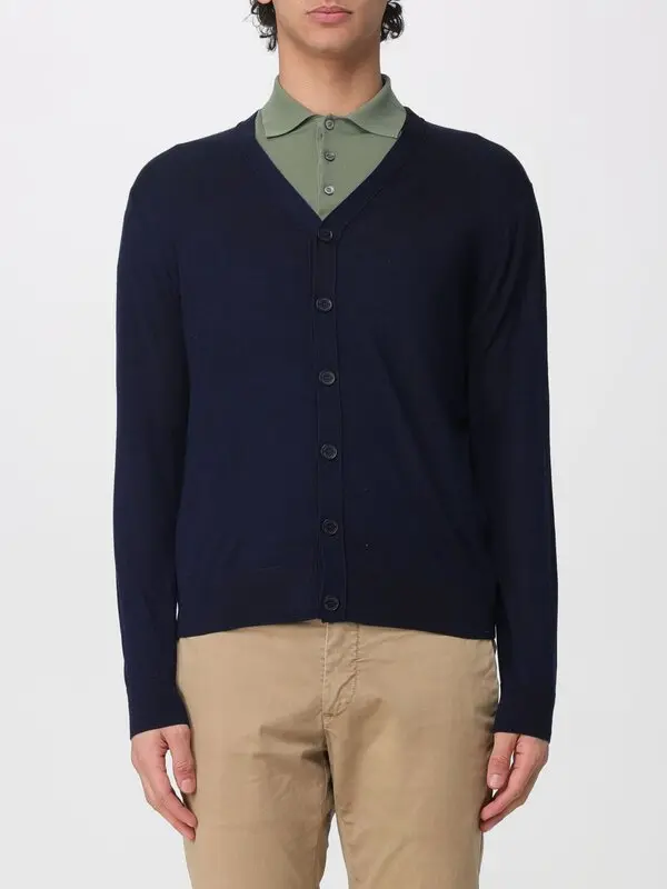 BALLANTYNE Silk Cardigan - Blue