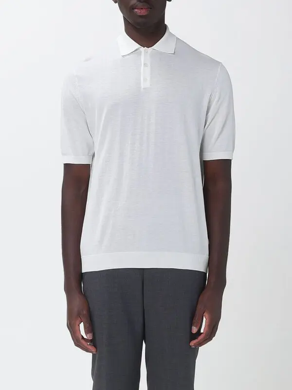 BALLANTYNE Cotton Polo Shirt - White