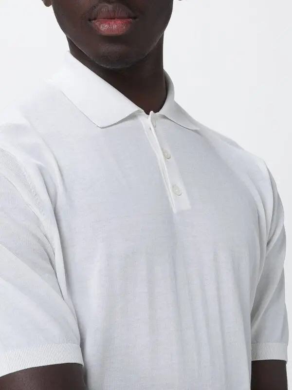 BALLANTYNE Cotton Polo Shirt - White