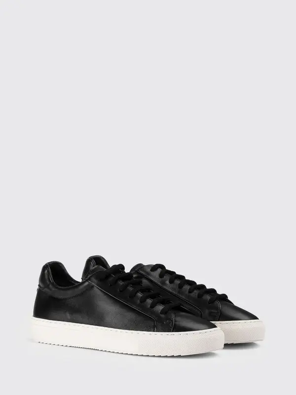 DOUCAL'S Smooth Calf Leather Lace-up Sneakers