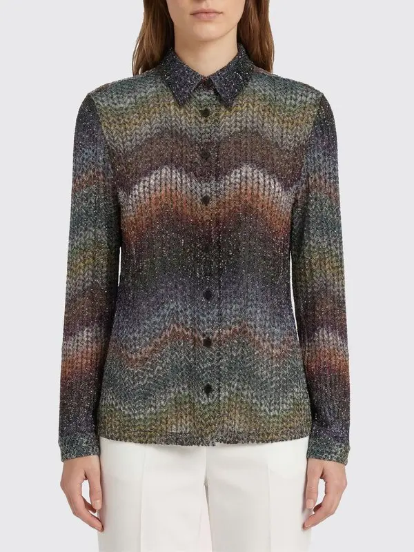 Missoni Zigzag Knit Shirt - Multicolor