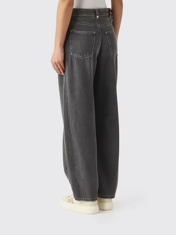 Max Mara Wide Leg Jeans - Grey