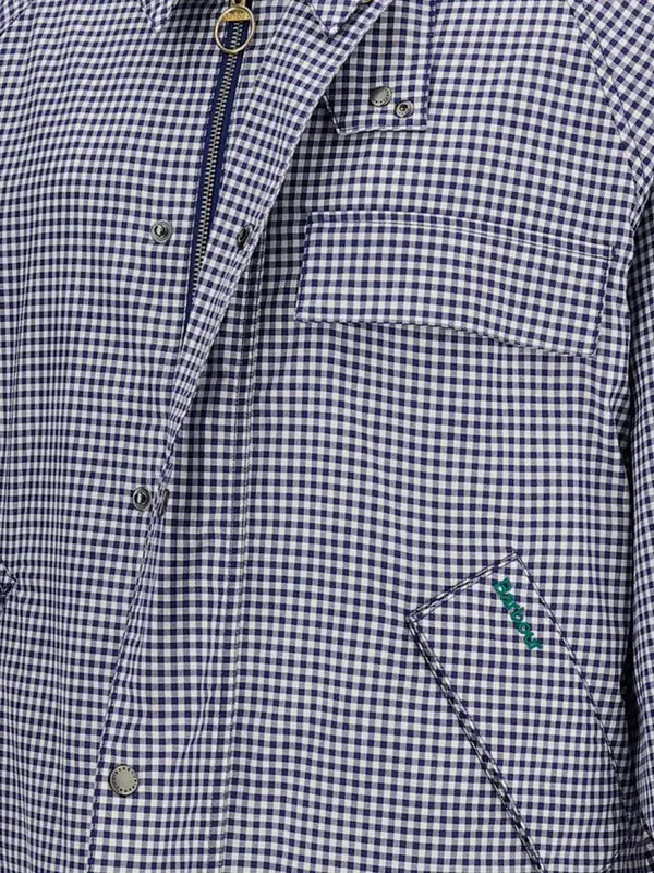 Barbour Plaid Cotton Shirt Jacket