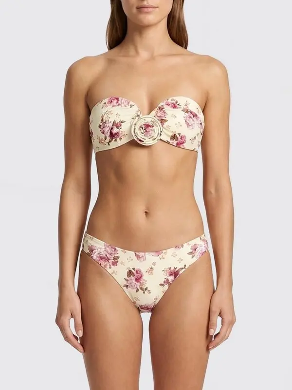 Magda Butrym Floral Bandeau Bikini Set - Multicolor