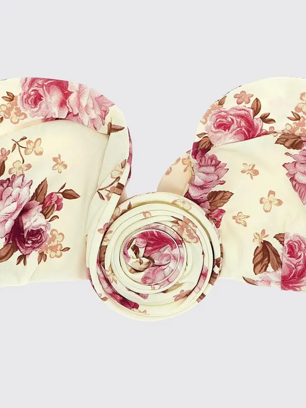 Magda Butrym Heart Shaped Floral Bikini Top