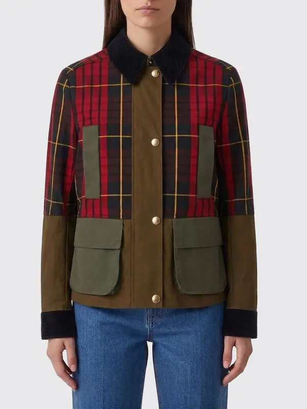 Alexander McQueen Plaid Patchwork Jacket - Multicolor