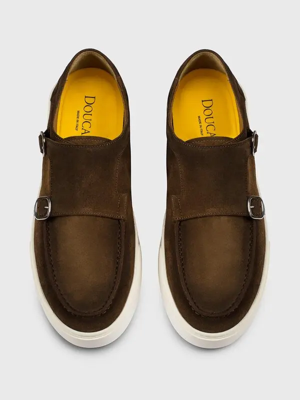 DOUCAL'S Buckled Shoes - Brown