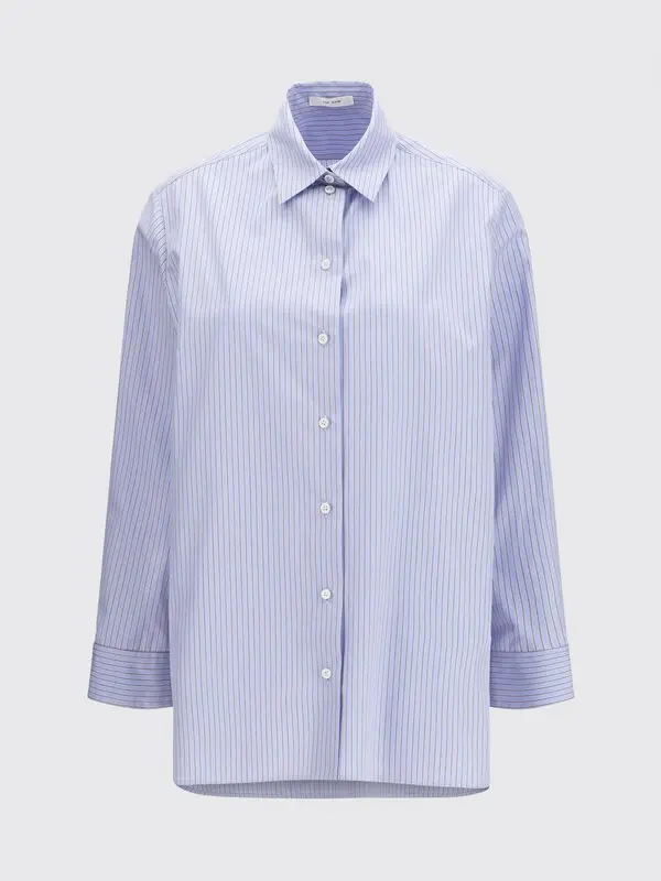 THE ROW Striped Cotton Shirt
