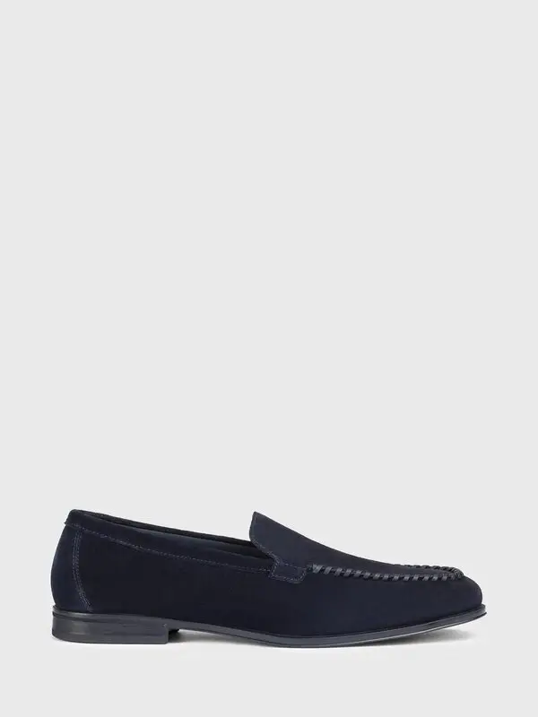 DOUCAL'S Suede Loafers - Blue