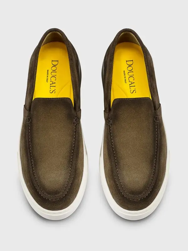 DOUCAL'S Suede Loafers - Cocoa